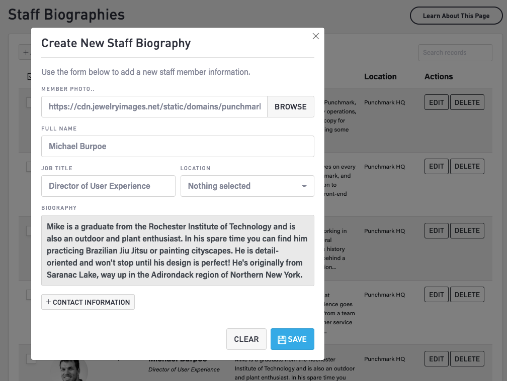 How to Make a Meet the Staff Widget